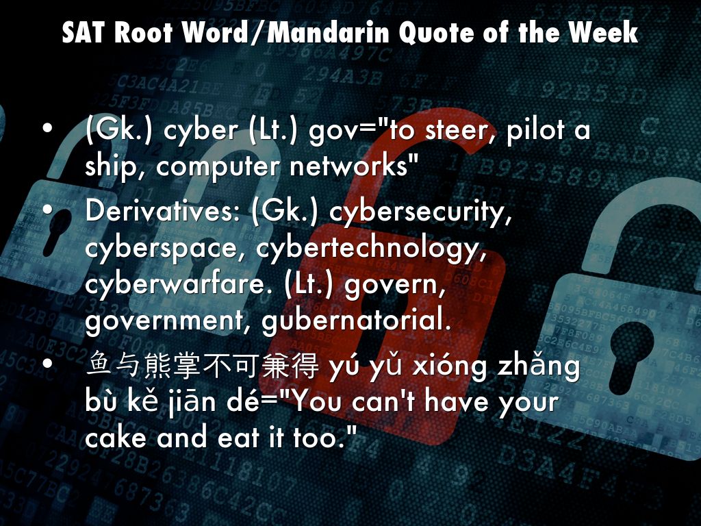 SAT Root Word Mandarin Quote Of The Week By Rsmeltzer sat-root-word-mandarin-quote-of-the-week-by-rsmeltzer